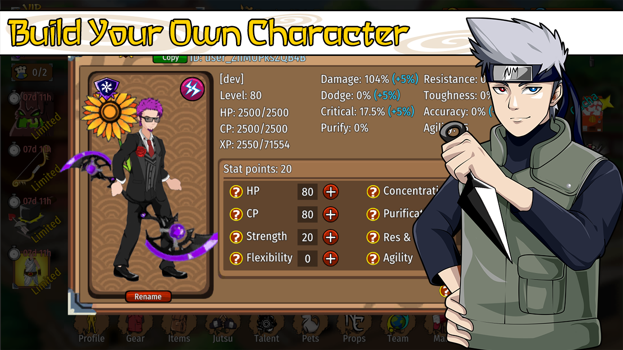 Ninja Master: A Shinobi Saga - The Ultimate Ninja RPG Sim